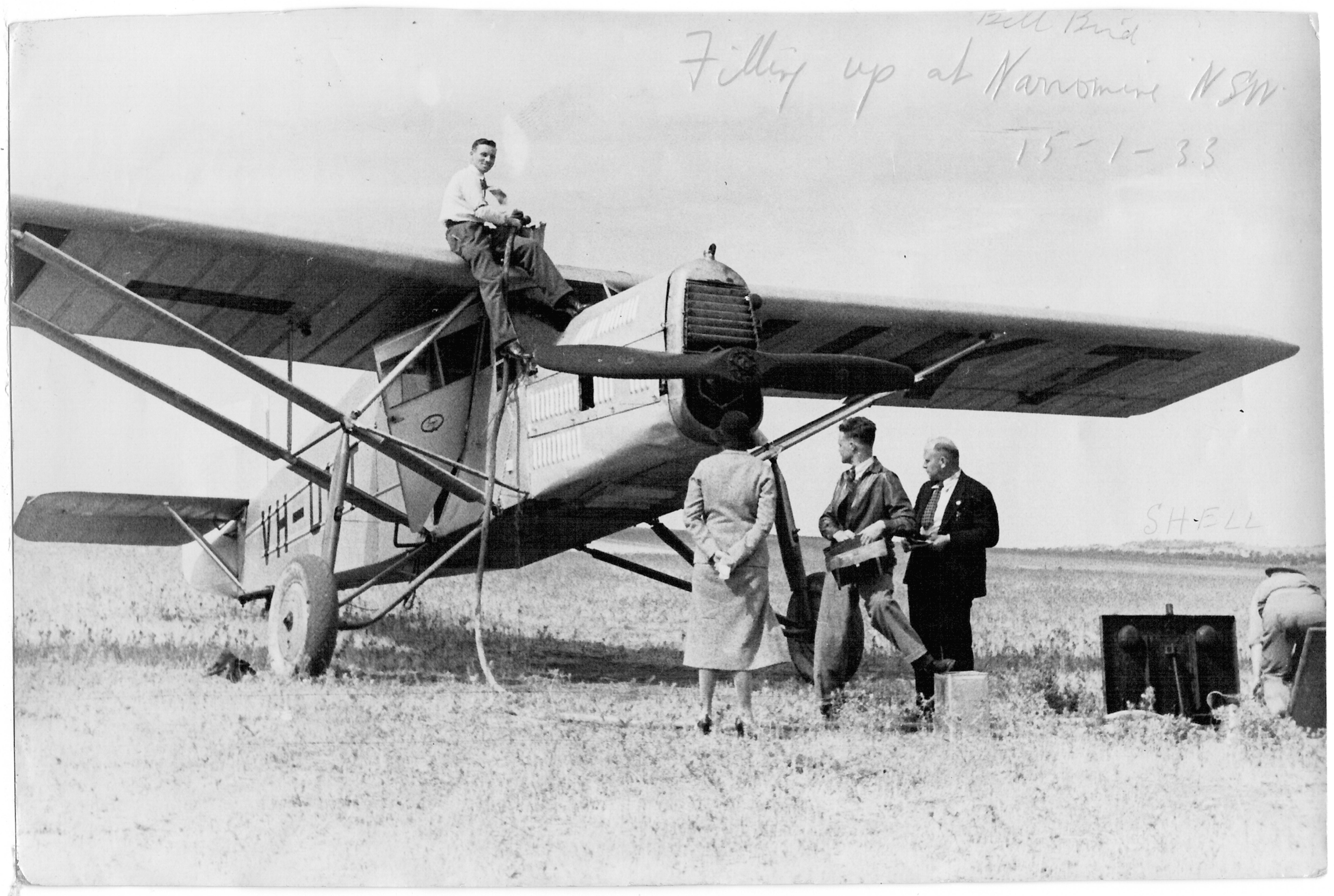 Photographs of Lasco Lascoter airplane (VH-UKT) during Melbourne ...